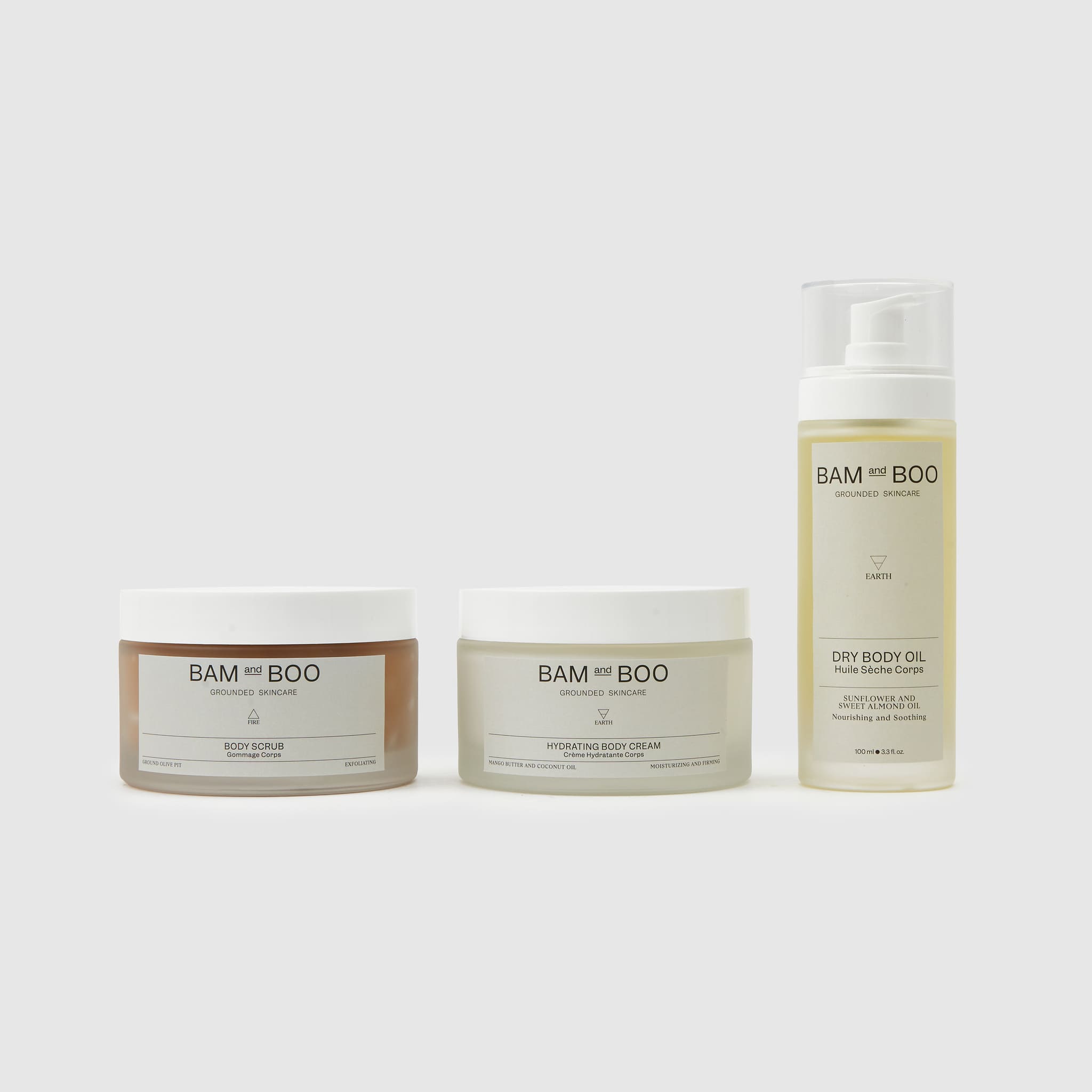 Organic skincare products for body and hair routines – BAMandBOO